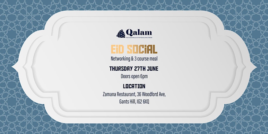 Qalam Events - Empowering Muslim Professionals and Entrepreneurs